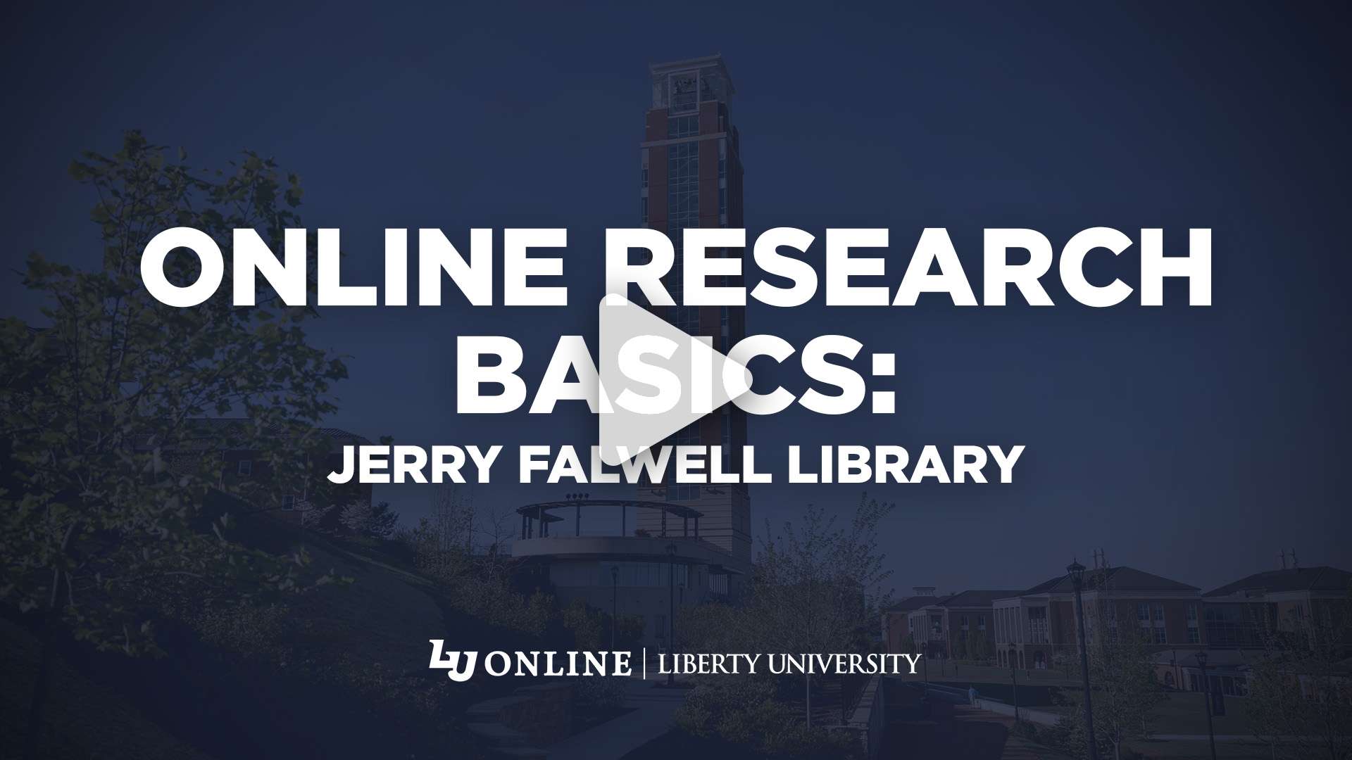 Tutorials - Liberty University Online