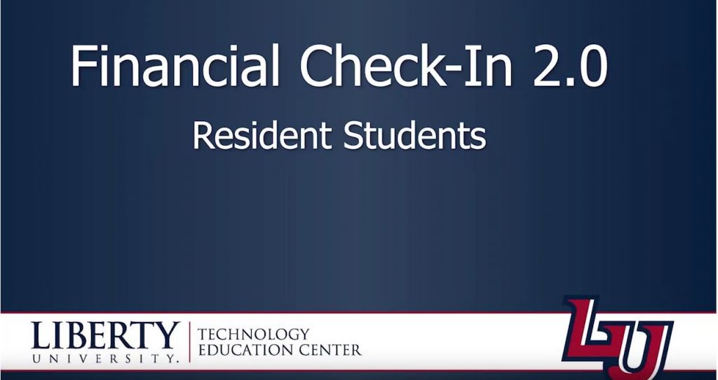 » Financial Check-In (FCI)